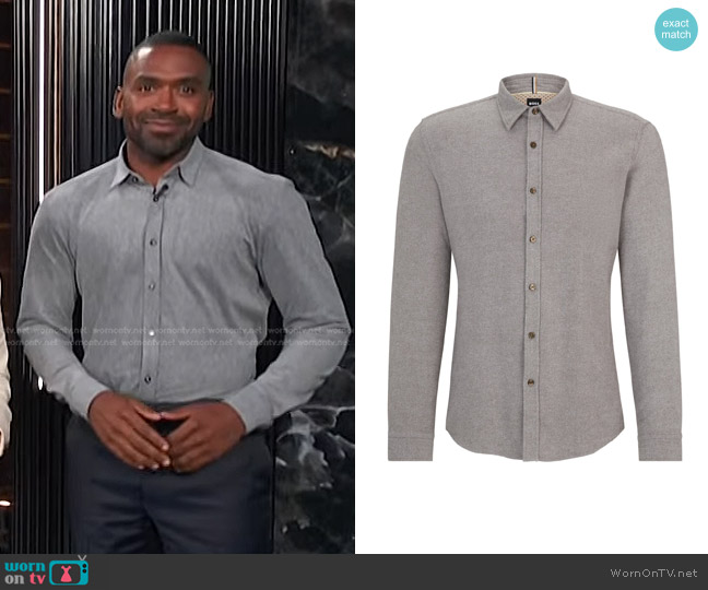 WornOnTV: Justin’s grey button down shirt on E! News | Justin Sylvester ...