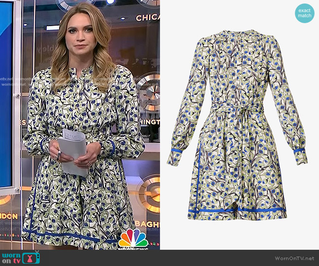 WornOnTV: Ellison’s floral print long sleeve dress on NBC News Daily ...