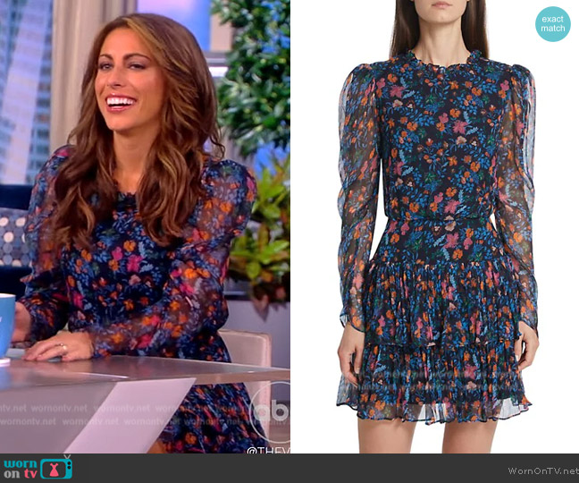 WornOnTV: Alyssa’s floral print ruffled mini dress on The View | Alyssa Farah Griffin | Clothes ...
