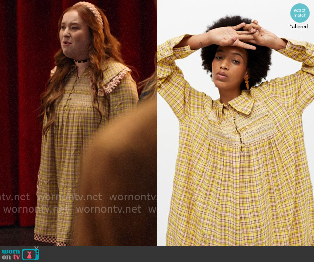 WornOnTV: Ashlyn’s yellow plaid smocked dress on High School Musical ...