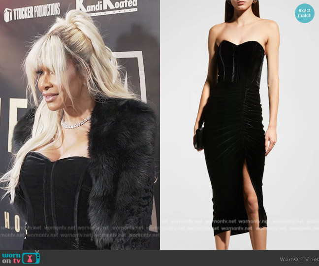 WornOnTV: Sheree’s black velvet sweetheart dress on The Real Housewives ...