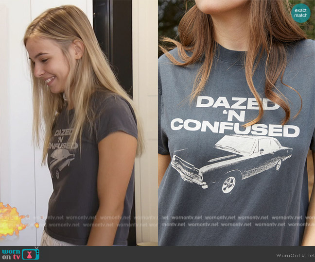 WornOnTV: Stella’s black dazed and confused graphic tee on The Real Housewives of Orange County ...