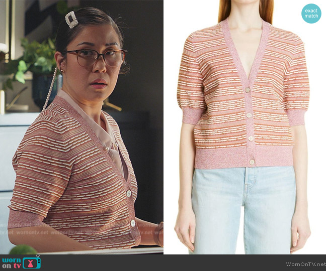 WornOnTV: Sherri’s red stripe cardigan on All Rise | Ruthie Ann Miles ...