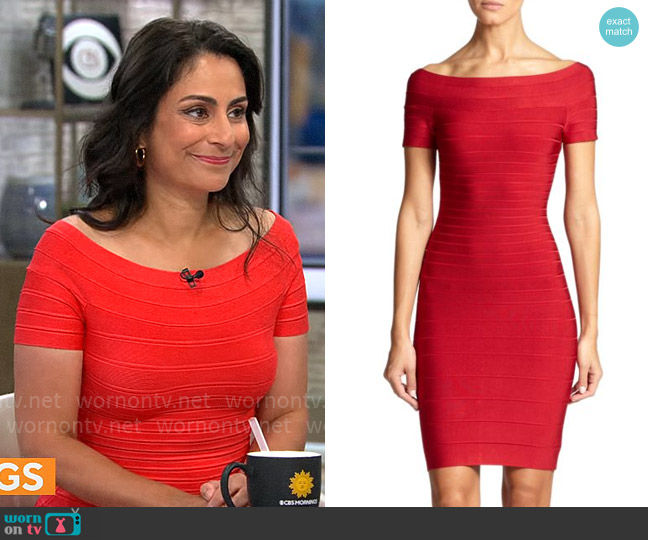 WornOnTV: Dr. Celine Gounder’s red bandage dress on CBS Mornings | Dr ...