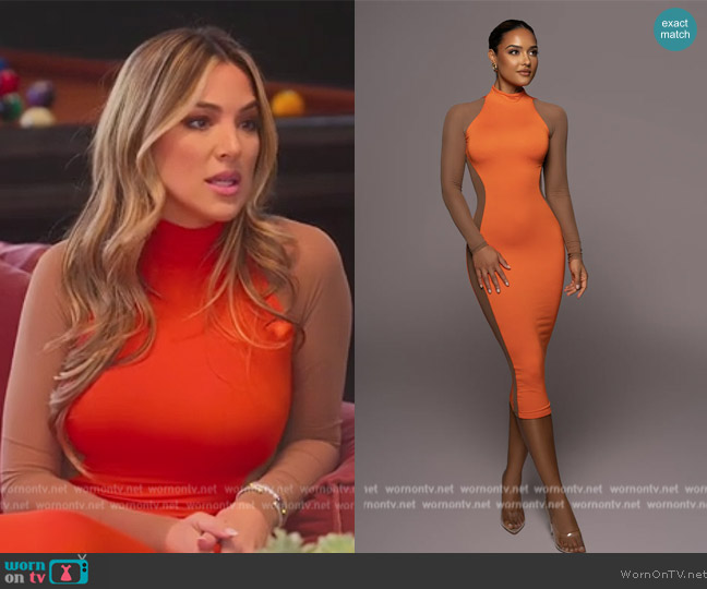 WornOnTV: Alex’s red two-tone dress on Selling the OC | Alex Hall ...