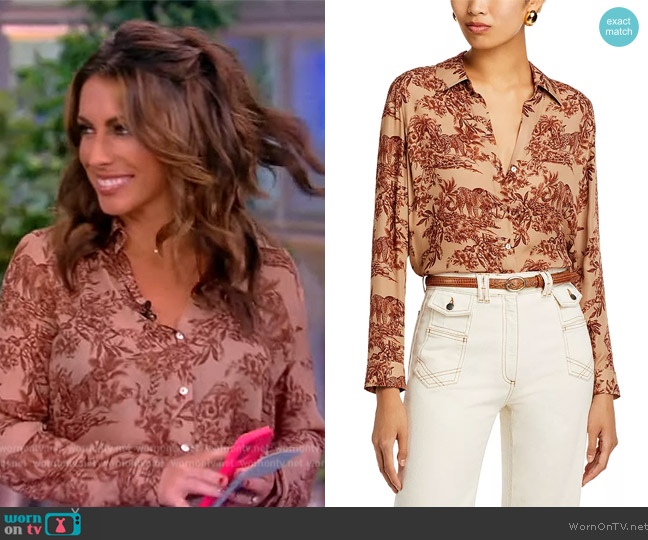 WornOnTV: Alyssa’s pink floral print blouse on The View | Alyssa Farah Griffin | Clothes and ...