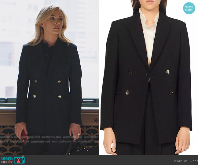 WornOnTV: Amy’s black double breasted blazer on All Rise | Lindsey Gort ...