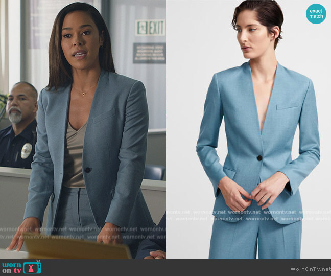 WornOnTV: Emily’s blue blazer and pants on All Rise | Jessica Camacho ...