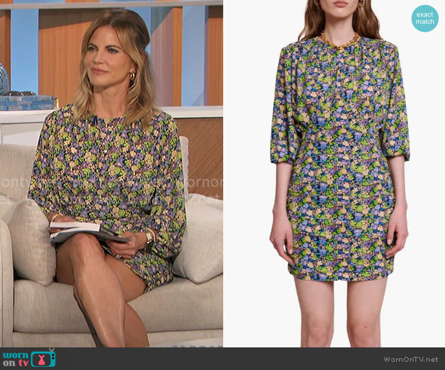 WornOnTV: Natalie’s green floral dress on The Talk | Natalie Morales ...