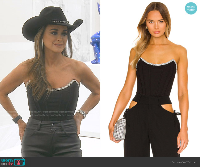 WornOnTV: Kyle’s black embellished corset on The Real Housewives of Beverly Hills | Kyle ...