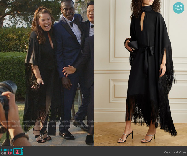 WornOnTV: Sara’s black fringe dress on All Rise | Lindsay Mendez ...