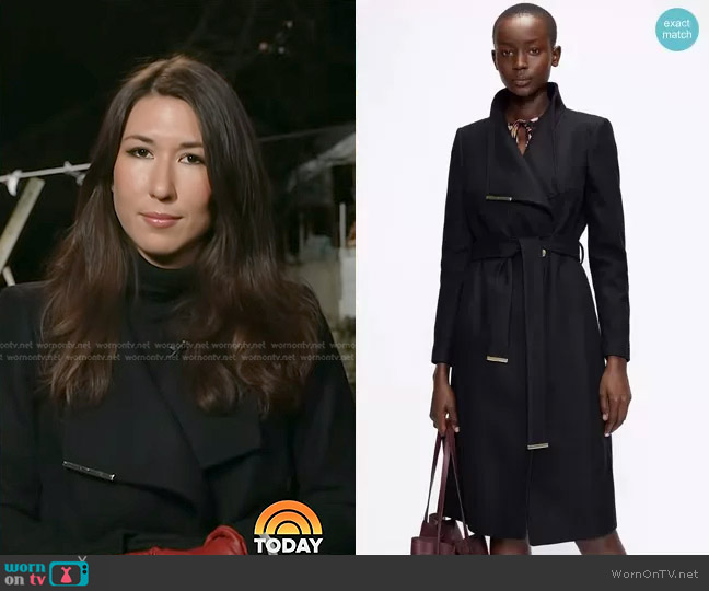 WornOnTV: Marissa Parra’s black wrap coat on Today | Clothes and ...
