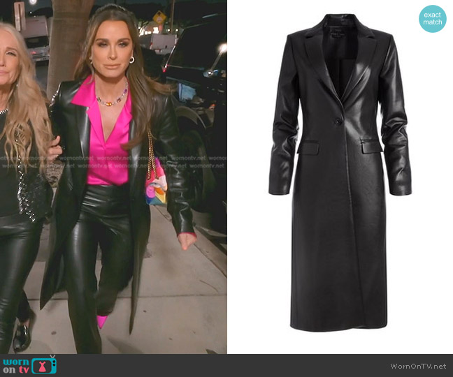 WornOnTV: Kyle’s black leather coat and pants on The Real Housewives of Beverly Hills | Kyle ...