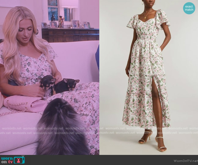 WornOnTV: Paris’s rose print dress on Paris in Love | Paris Hilton ...