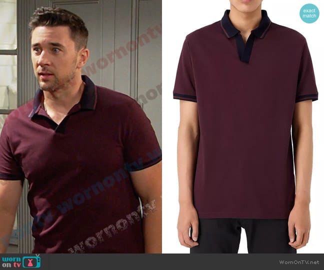WornOnTV: Chad’s burgundy polo shirt on Days of our Lives | Billy Flynn ...