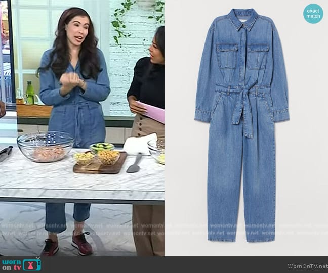 WornOnTV: Ali Rosen’s denim tie waist jumpsuit by Today | Clothes and ...