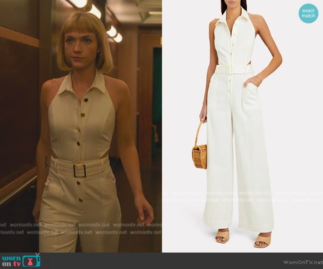 WornOnTV: Imogene’s white cutout jumpsuit on Death and Other Details | Violett Beane | Clothes ...