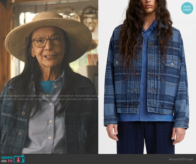 WornOnTV: Chula’s blue plaid jacket on Echo | Clothes and Wardrobe from TV