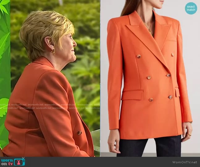WornOnTV: Anne Thompson’s orange blazer on NBC News Daily | Clothes and ...