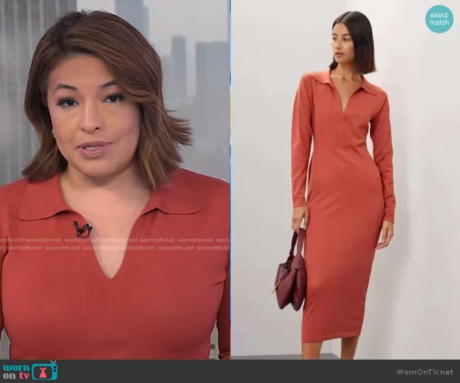 WornOnTV: Gilma Avalos’s red polo dress on Today | Clothes and Wardrobe ...