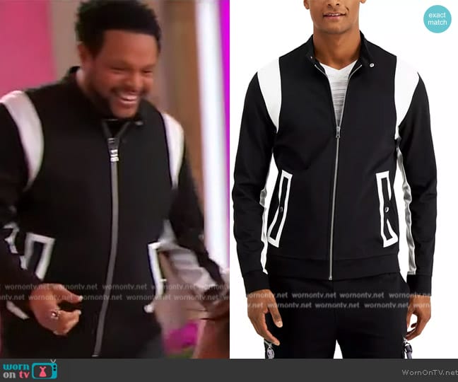 WornOnTV: Jawn’s black contrast trim bomber jacket on Sherri | Jawn ...