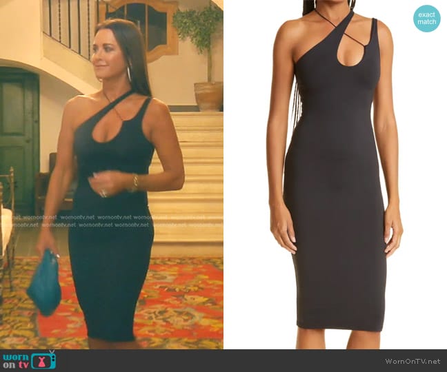 WornOnTV: Kyle’s black asymmetric dress on The Real Housewives of Beverly Hills | Kyle Richards ...