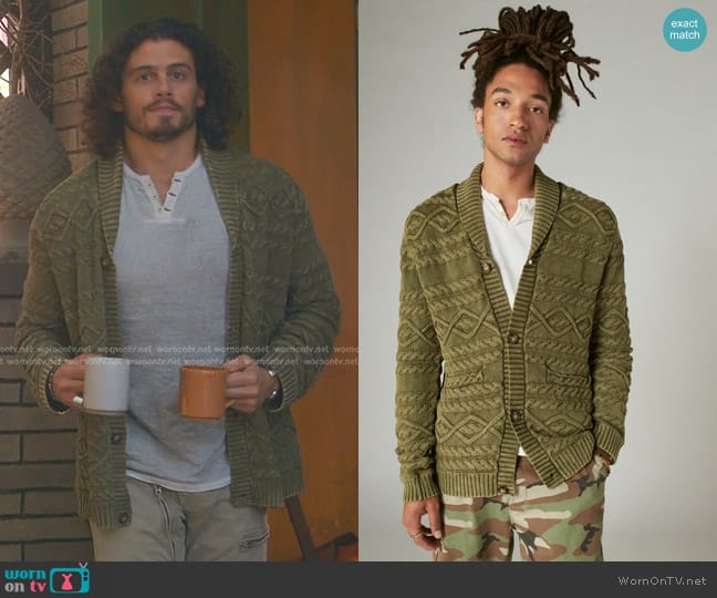 WornOnTV: Gael’s green cable knit cardigan on Good Trouble | Clothes ...