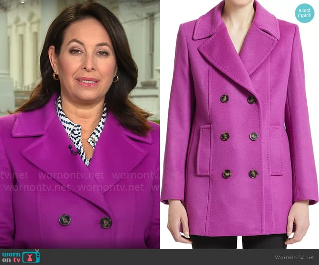 WornOnTV: Nancy Cordes’ magenta coat on CBS Mornings | Clothes and Wardrobe from TV