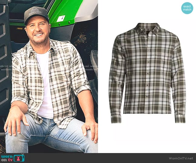 WornOnTV: Luke Bryan’s plaid button down shirt on American Idol | Luke ...