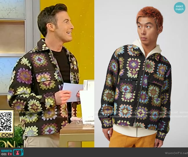 WornOnTV: Will Ganss’ black crochet knit jacket on Tamron Hall Show ...