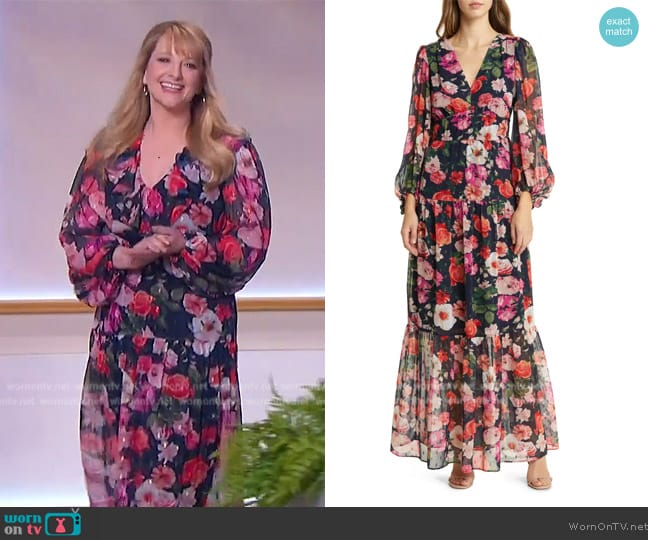 WornOnTV: Melissa Rauch’s floral print dress on The Jennifer Hudson ...
