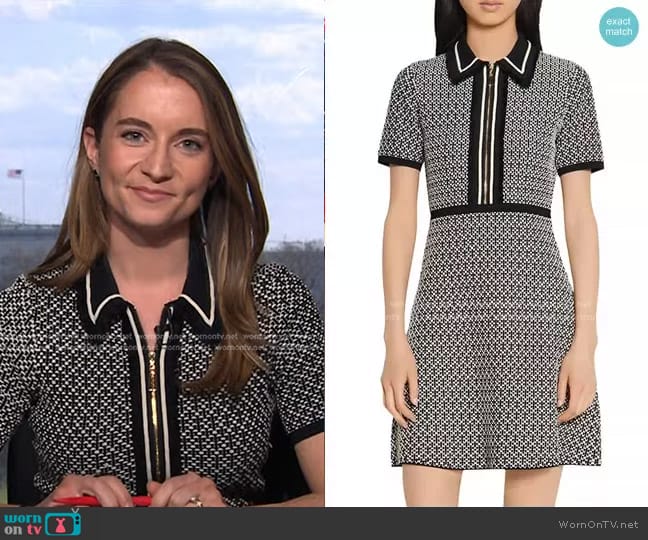 WornOnTV: Megan Cassella’s black tweed dress on NBC News Daily ...