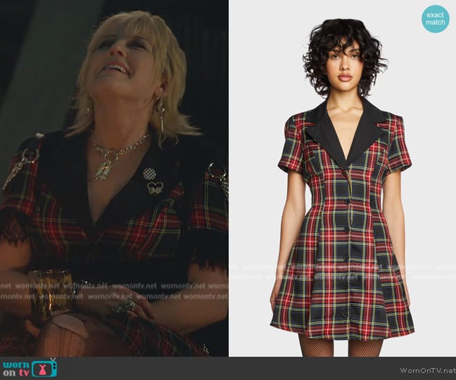 WornOnTV: Kelly’s plaid contrast dress on Good Trouble | Clothes and ...