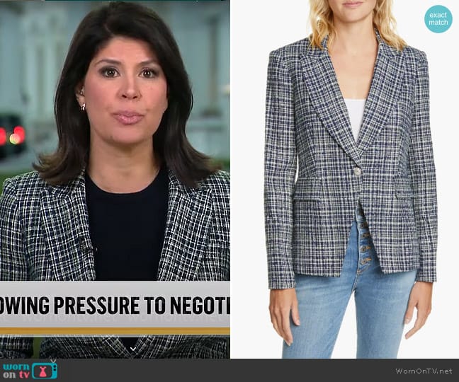 WornOnTV: Natalie Brand’s plaid blazer on CBS Mornings | Natalie Brand ...