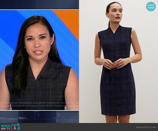 WornOnTV: Christiane Cordero’s plaid v-neck dress on Good Morning ...