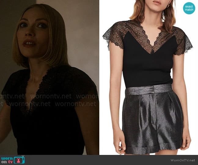 WornOnTV: Cora’s black lace top on American Horror Story Delicate ...