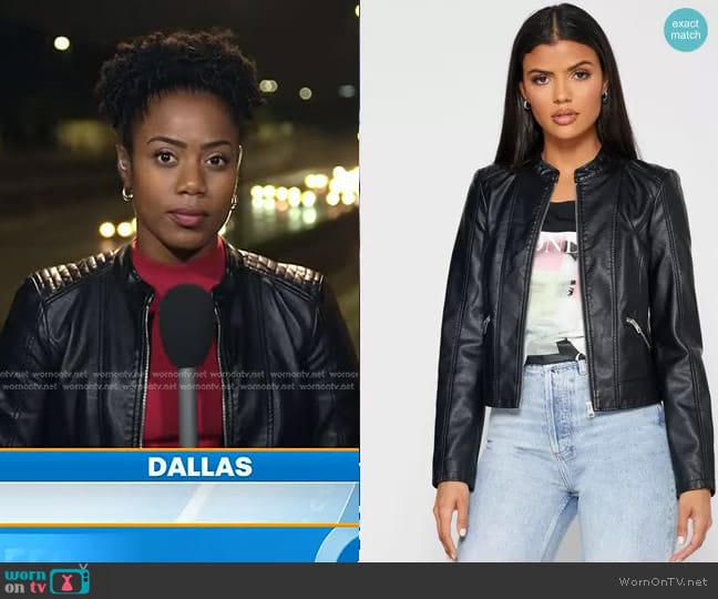 WornOnTV: Priscilla Thompson’s black leather jacket on Today | Clothes ...