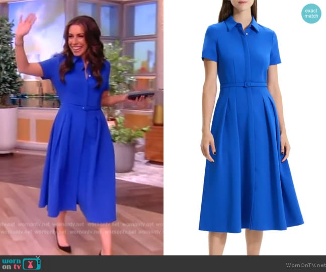 WornOnTV: Alyssa’s blue shirtdress on The View | Alyssa Farah Griffin | Clothes and Wardrobe from TV