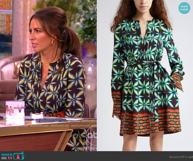 WornOnTV: Alyssa’s floral print long sleeve dress on The View | Alyssa ...