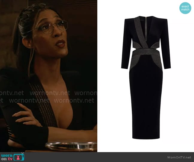 WornOnTV: Nicolette’s black dress with cutouts on American Horror Story ...