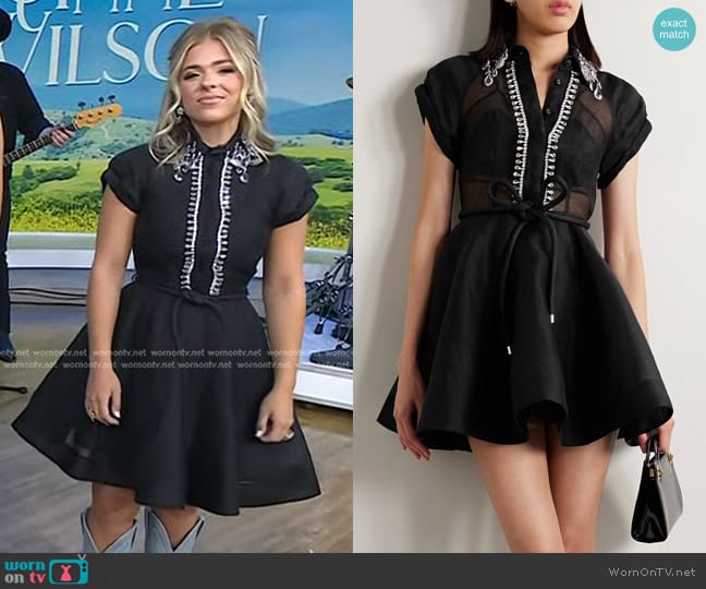 WornOnTV: Anne Wilson’s black crystal embellished dress on Today ...