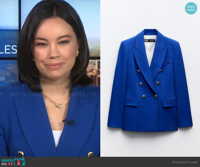 WornOnTV: Jo Ling Kent’s blue blazer on CBS Mornings | Jo Ling Kent ...