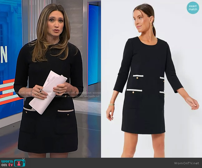 WornOnTV: Ellison’s black shift dress on NBC News Daily | Ellison ...
