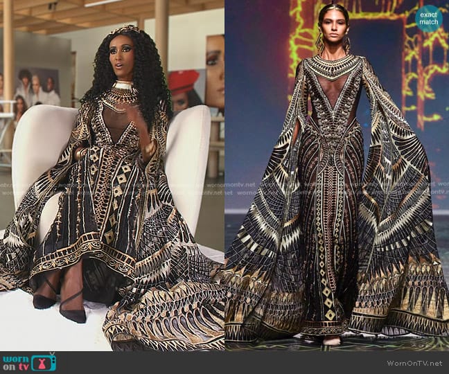 WornOnTV: Chanel’s embroidered confessional gown on The Real Housewives of Dubai | Chanel Ayan ...