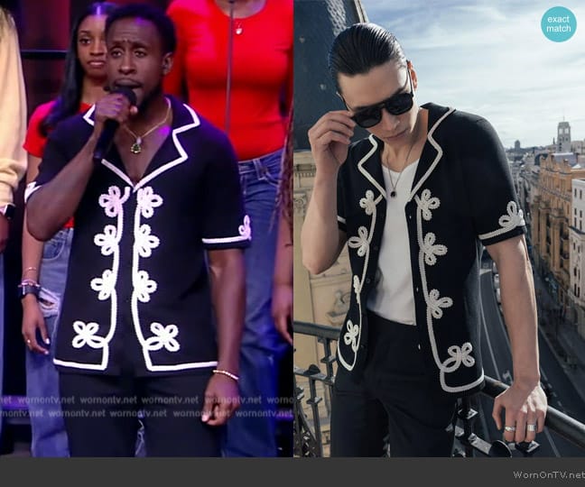 WornOnTV: Ryan Toby’s black embroidered shirt on The View | Clothes and ...