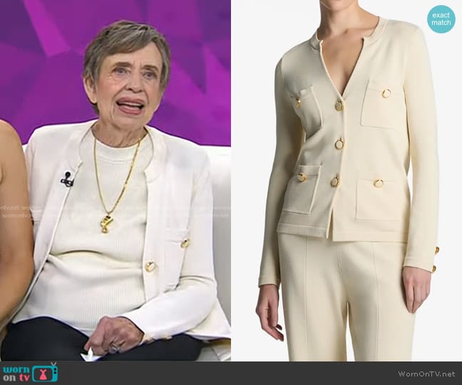 WornOnTV: Pat Garner’s white cardigan jacket on Today | Clothes and ...