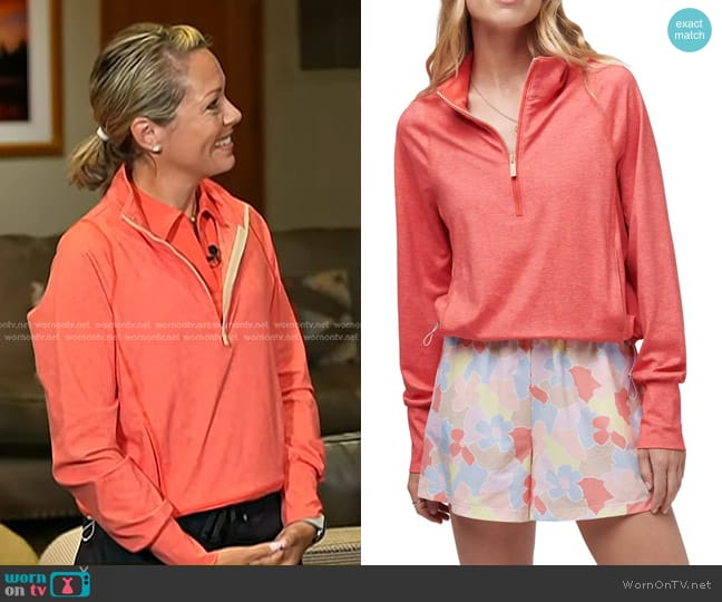 WornOnTV: Dylan’s pink half-zip top on Today | Dylan Dreyer | Clothes ...