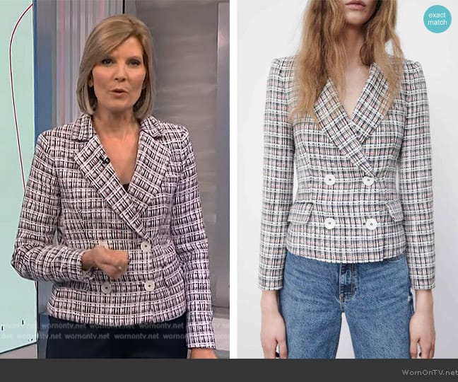 WornOnTV: Kate Snow’s tweed blazer on NBC News Daily | Kate Snow ...