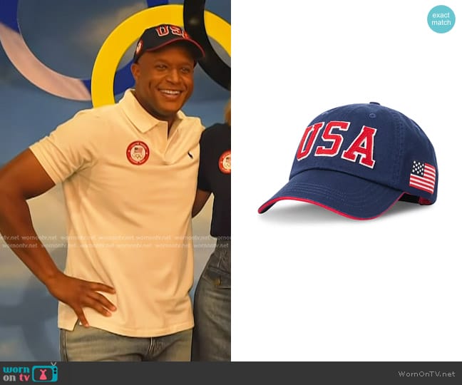 WornOnTV: Craig Melvin’s white polo shirt and baseball cap on Today ...