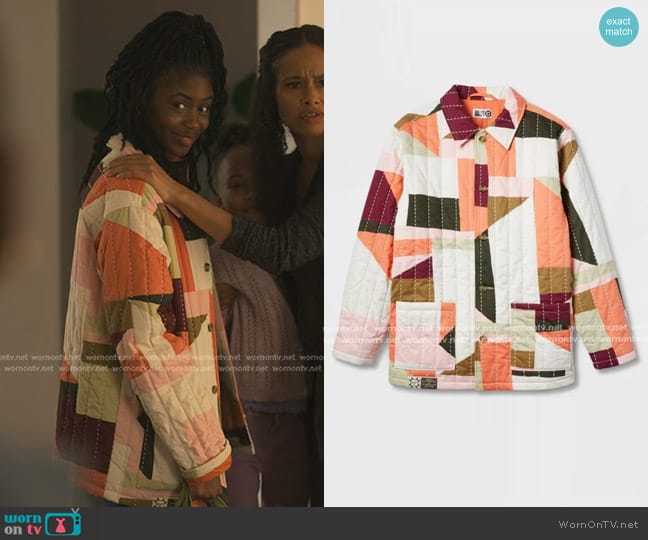 WornOnTV: Natasha’s patchwork jacket on Reasonable Doubt | Clothes and ...